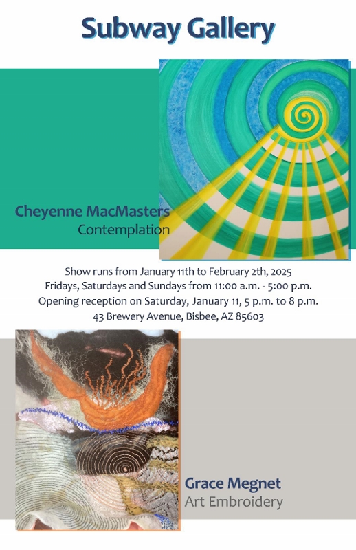 Cheyenne MacMasters and Grace Megnet – Bisbee’s Subway Gallery